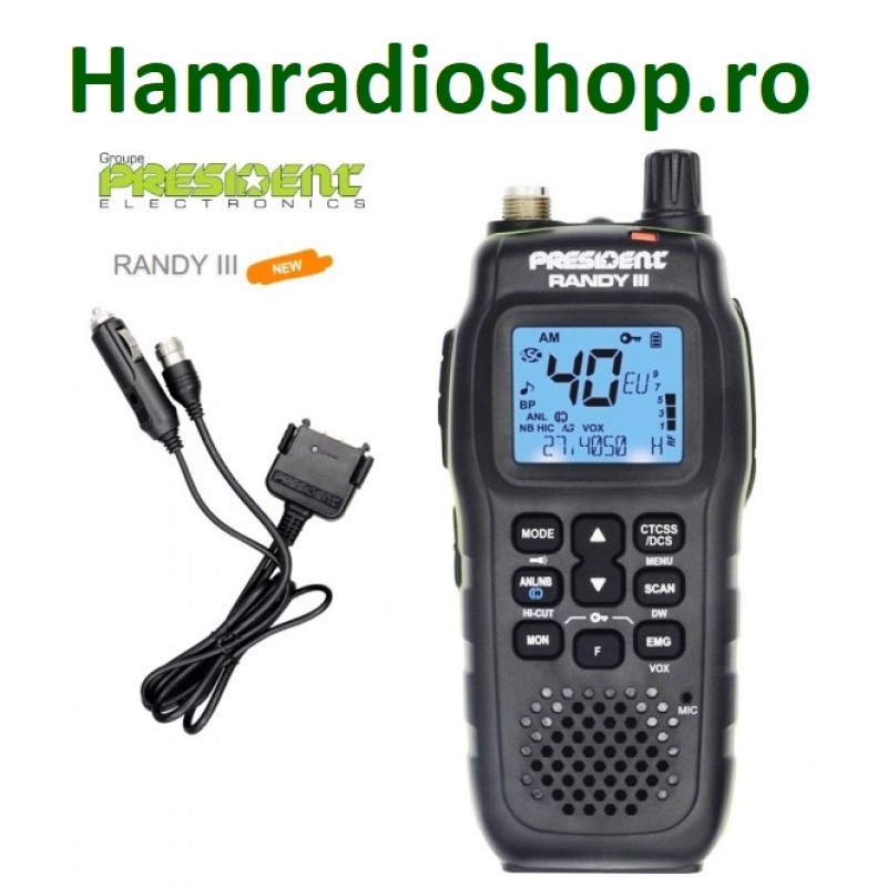 President, Randy III, CB, Portabil