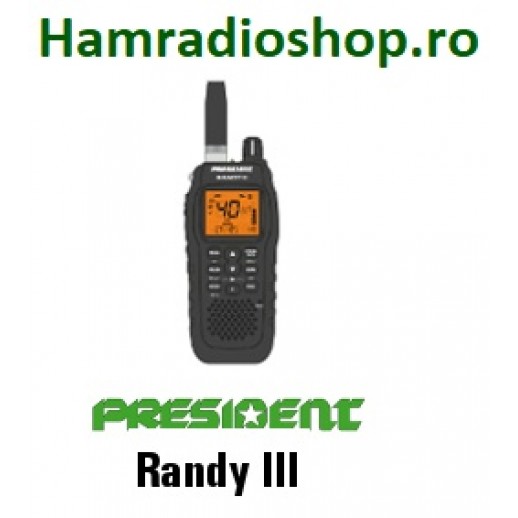 President, Randy III, CB, Portabil