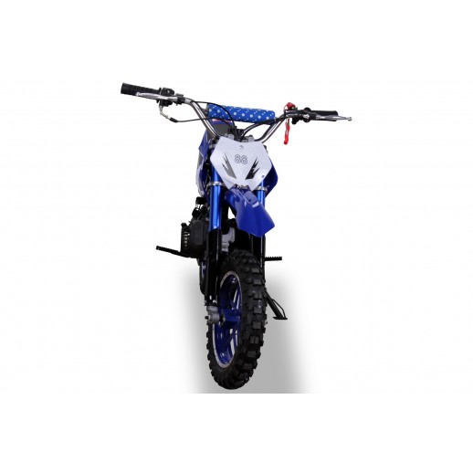 Motoretă, Mini, Cross, Delta, Benzină, 49cc, 2 Timpi, Albastru