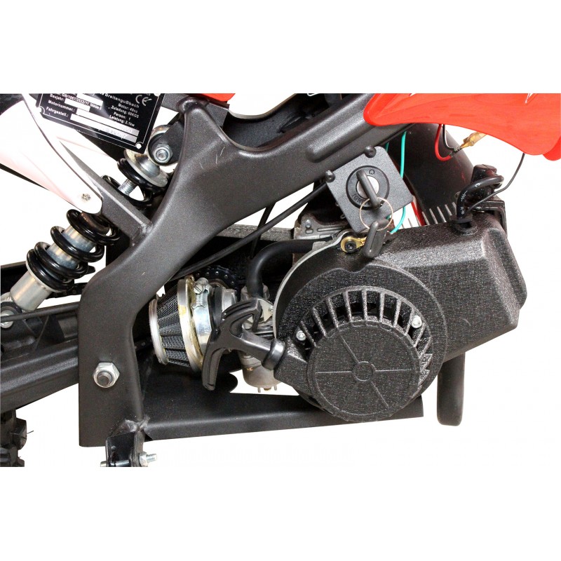 Motoretă, Mini, Cross, Delta, Benzină, 49cc, 2 Timpi, Rosu