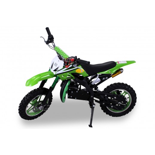 Motoretă, Mini, Cross, Delta, Benzină, 49cc, 2 Timpi, Verde