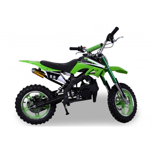Motoretă, Mini, Cross, Delta, Benzină, 49cc, 2 Timpi, Verde